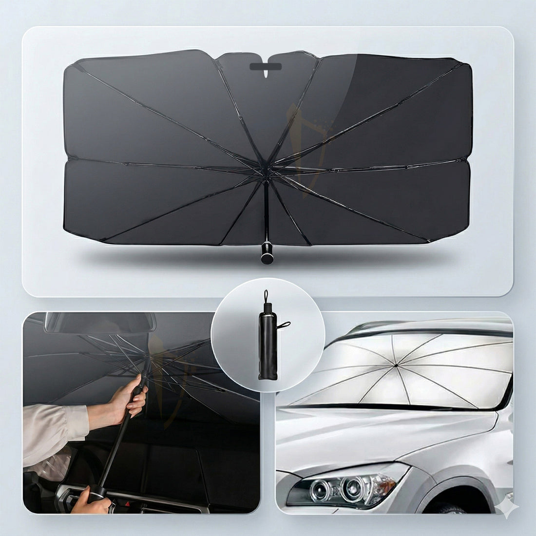 ArmourGuards SunShield Pro – Foldable Windshield Sun Shade Umbrella