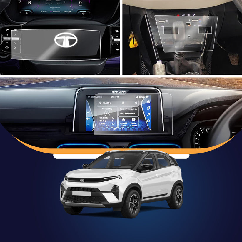 Tata Nexon 7" Harman Infotainment + Steering Guard