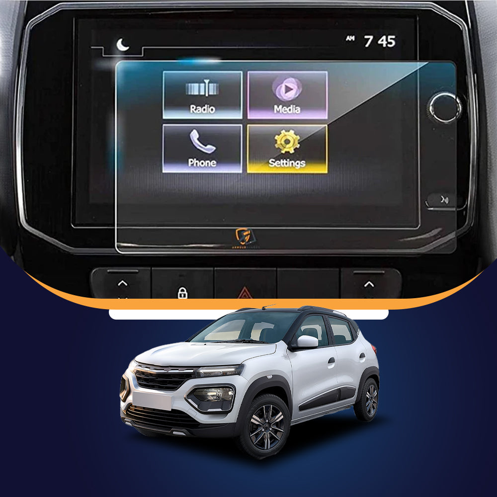 Renault Kwid Climber New Model [2019-Running] (8 Inch) Screen Guard